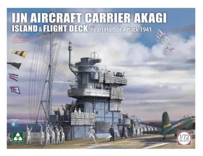 IJN Aircraft Carrier Akagi Island and Flight Deck Pearl Harbour 1941 - Nekomodels maquetas