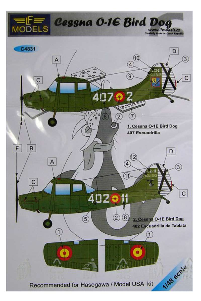 Cessna O-1E Bird Dog - Nekomodels maquetas