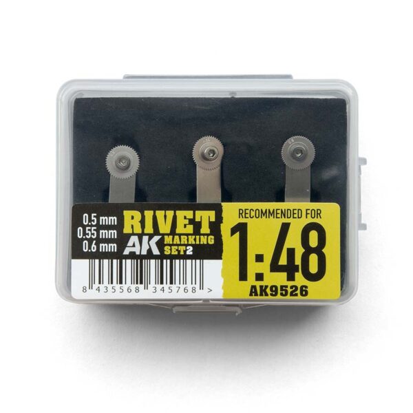 RIVET MARKING SET 2 1-48 SCALE - Nekomodels maquetas